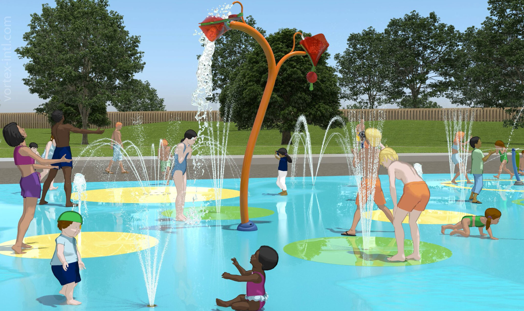 A new Waterplay facility could replace the blue paddling pool on the ...