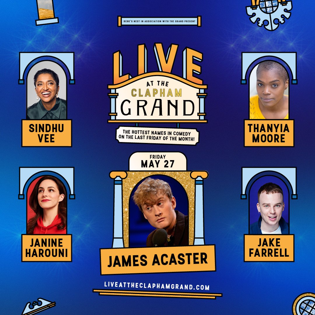 Clapham Grand announce comedy line up - Best of South West LDN